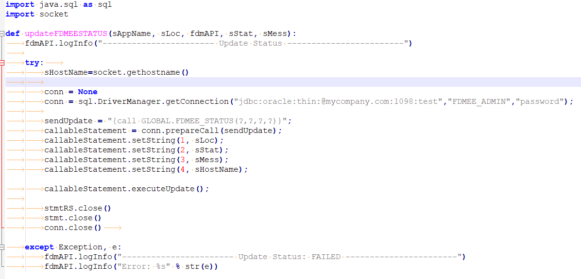 Fdmee Jython Code Re Use With Modules